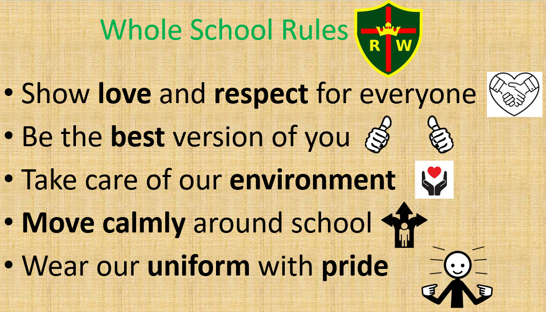 Whole School Rules and SLANT - Blessed Robert Widmerpool Catholic ...