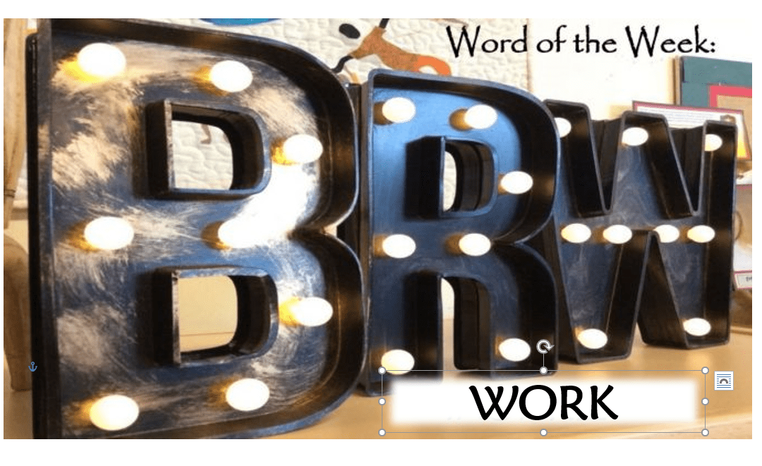 Word of the Week - Work - Blessed Robert Widmerpool Catholic Voluntary ...